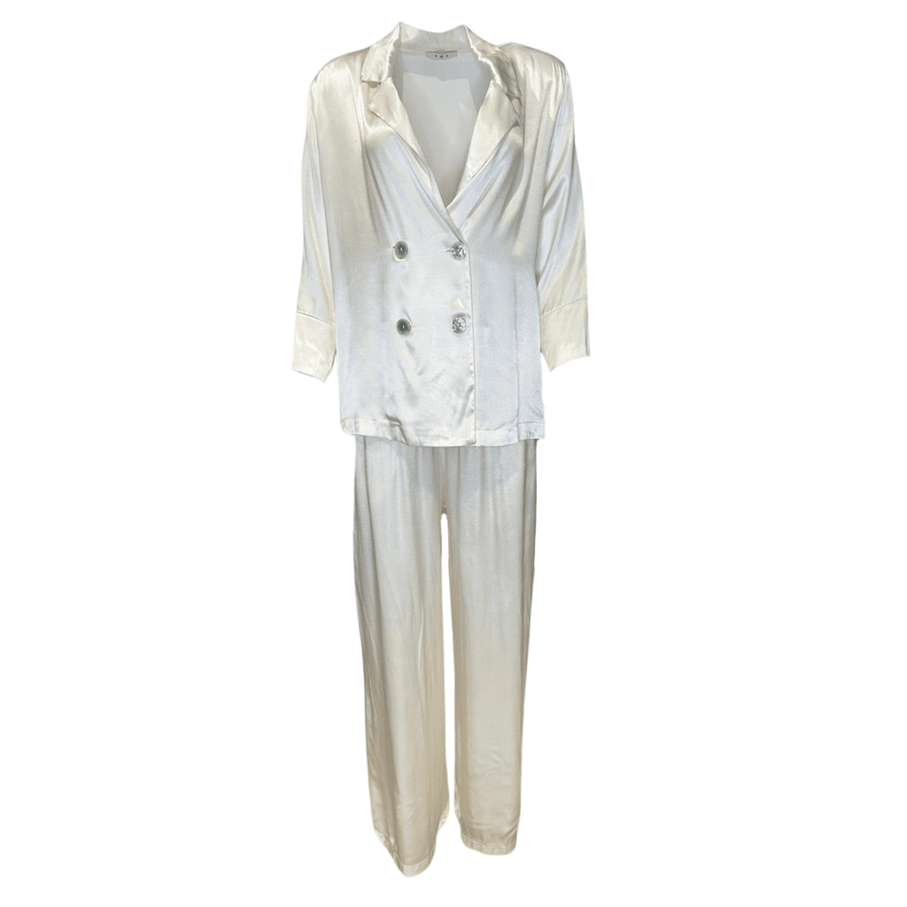 Wendy Satin Suit - Cream – Neola Apparel